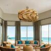 Natural Waves Bamboo Pendant Light